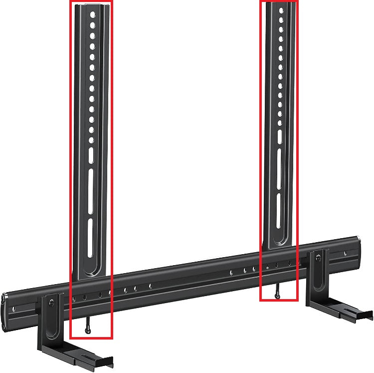 700mm Longer Vertical Soundbar Brackets – MountingDream
